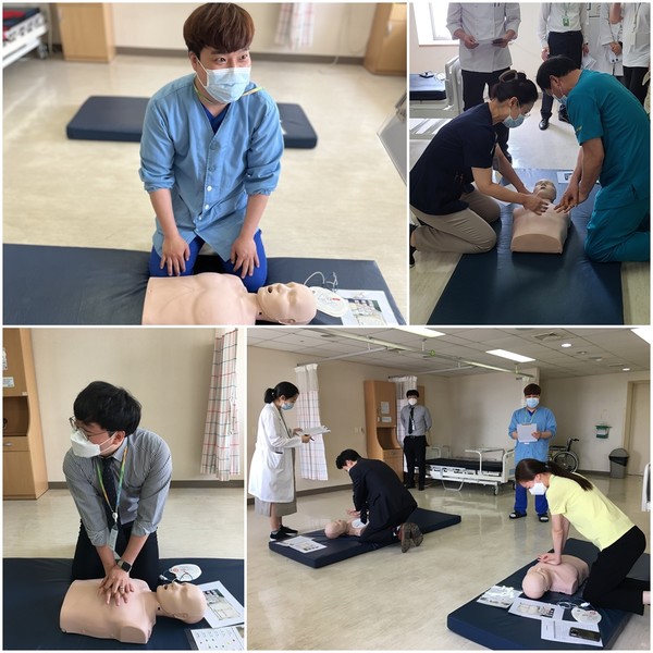 "골든 타임을 잡아라!" 서울김포공항 우리들병원, 전 직원 CPR·AED 교육